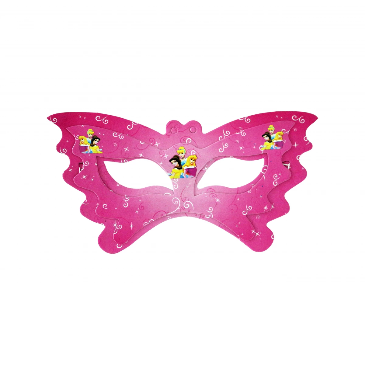 Happy Birthday Party Face Eye Mask Pack of 11- Pink Disney Princess ...