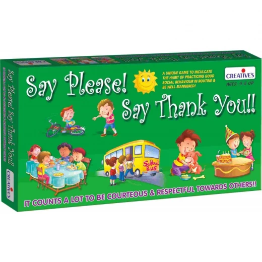 Say Please Say Thank You Game Encourages Manners and Good Behavior for ...