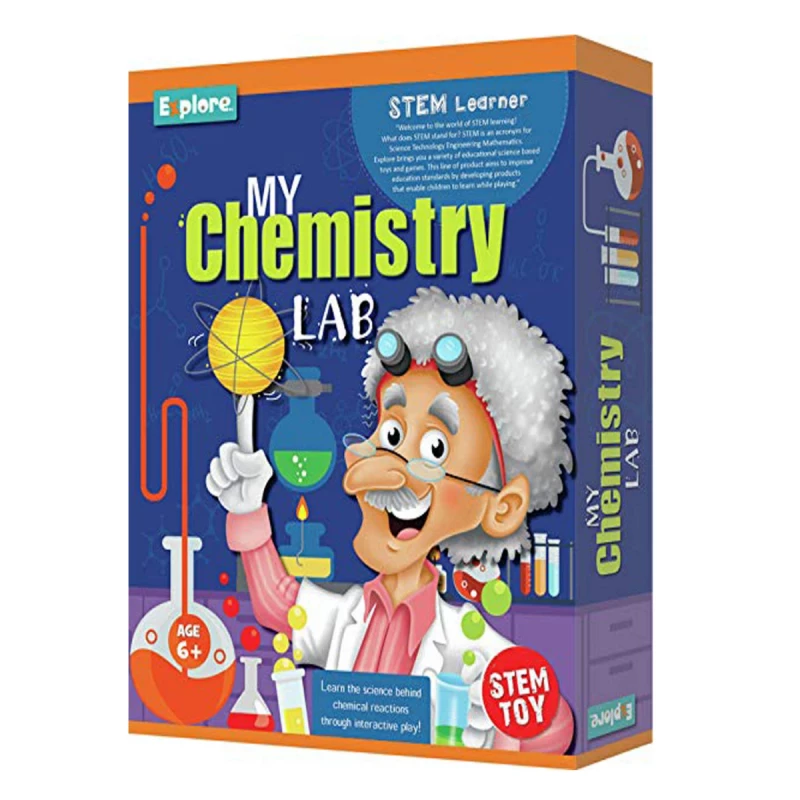 Play Craft, My Chemistry Lab DIY Science Kit for Kids to Perform 13 ...