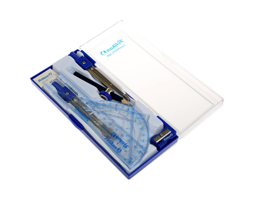 Dumyah: Pelikan Plastic Case Geometric Set, 8 Pieces | Amman, Jordan